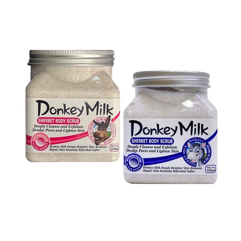 اسکراب شنی شیر الاغ و کا لی WO KA LI DONKEY MILK SHERBET BODY SCRUB